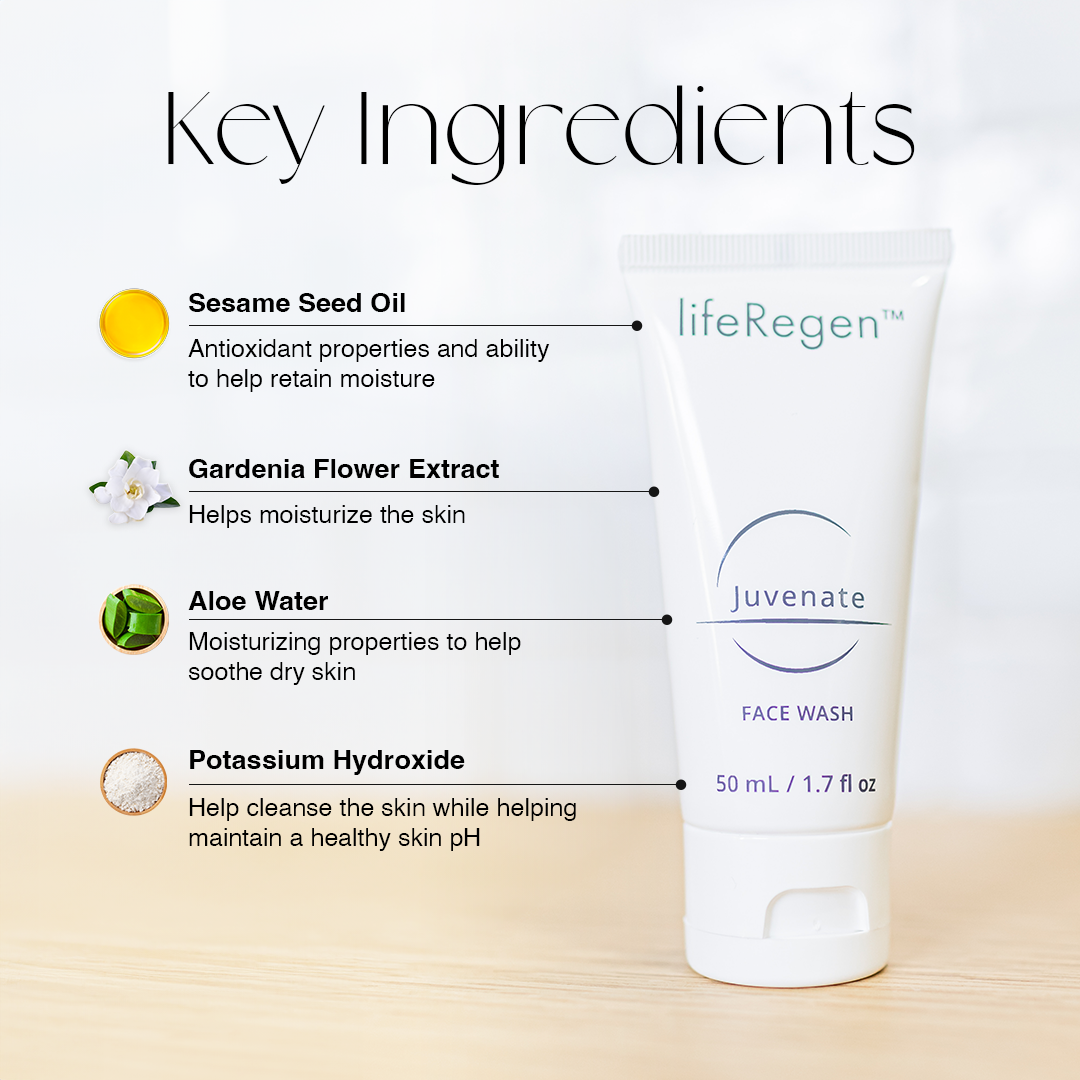 Juvenate Skin Barrier Face Wash - 50ml – Liferegen
